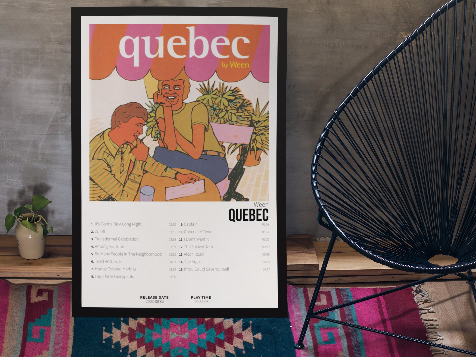 Ween - Quebec | Album Cover Poster For Wall Art | Home Decor