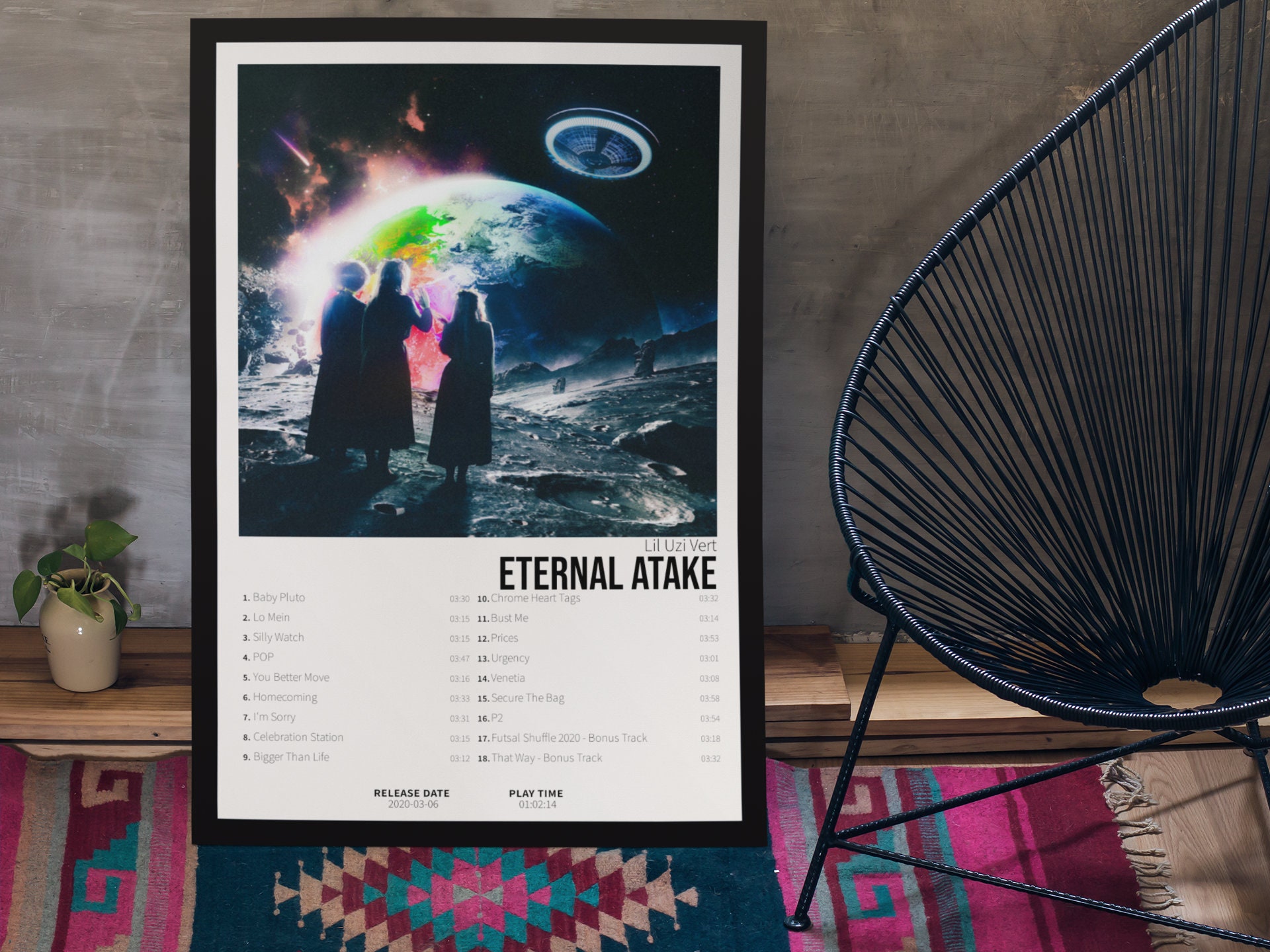 Lil Uzi Vert - Eternal Atake | Album Cover Poster