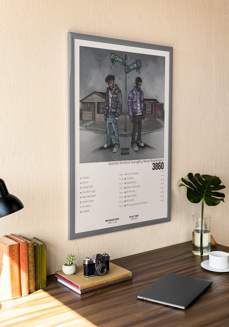 Quando Rondo & Youngboy Never Broke Again 3860 Album Cover - Etsy UK Quando Rondo & Youngboy Never Broke Again 3860 Album Cover - Etsy UK