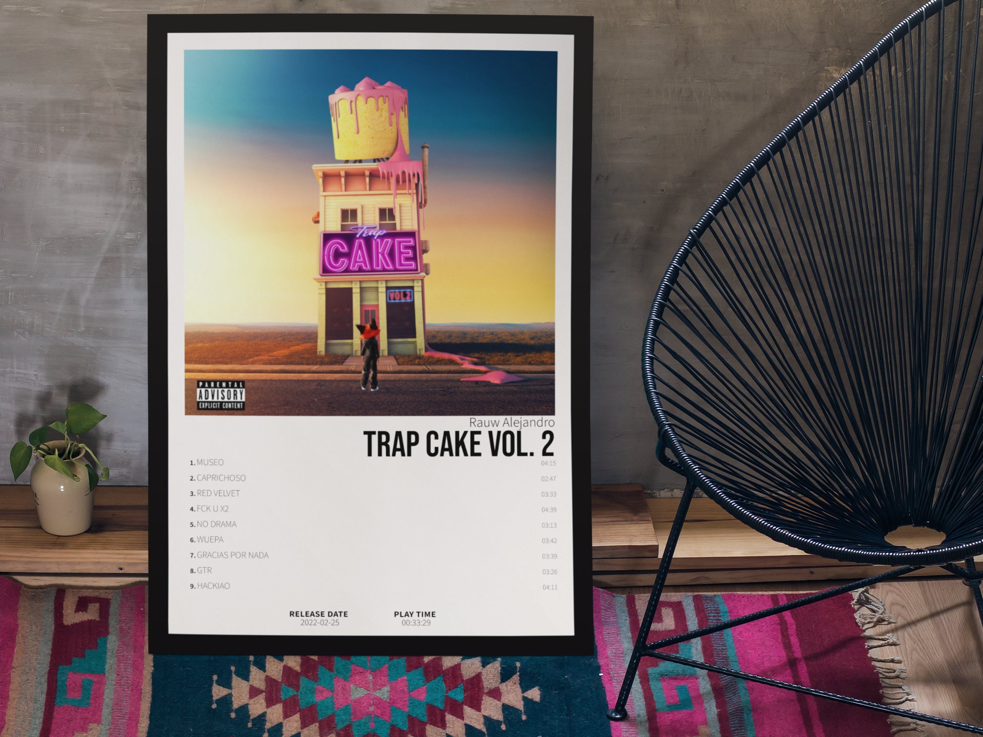 Rauw Alejandro - Trap Cake Vol. 2 | Album Cover Poster sold by Chirag ... Rauw Alejandro - Trap Cake Vol. 2 | Album Cover Poster sold by Chirag ...