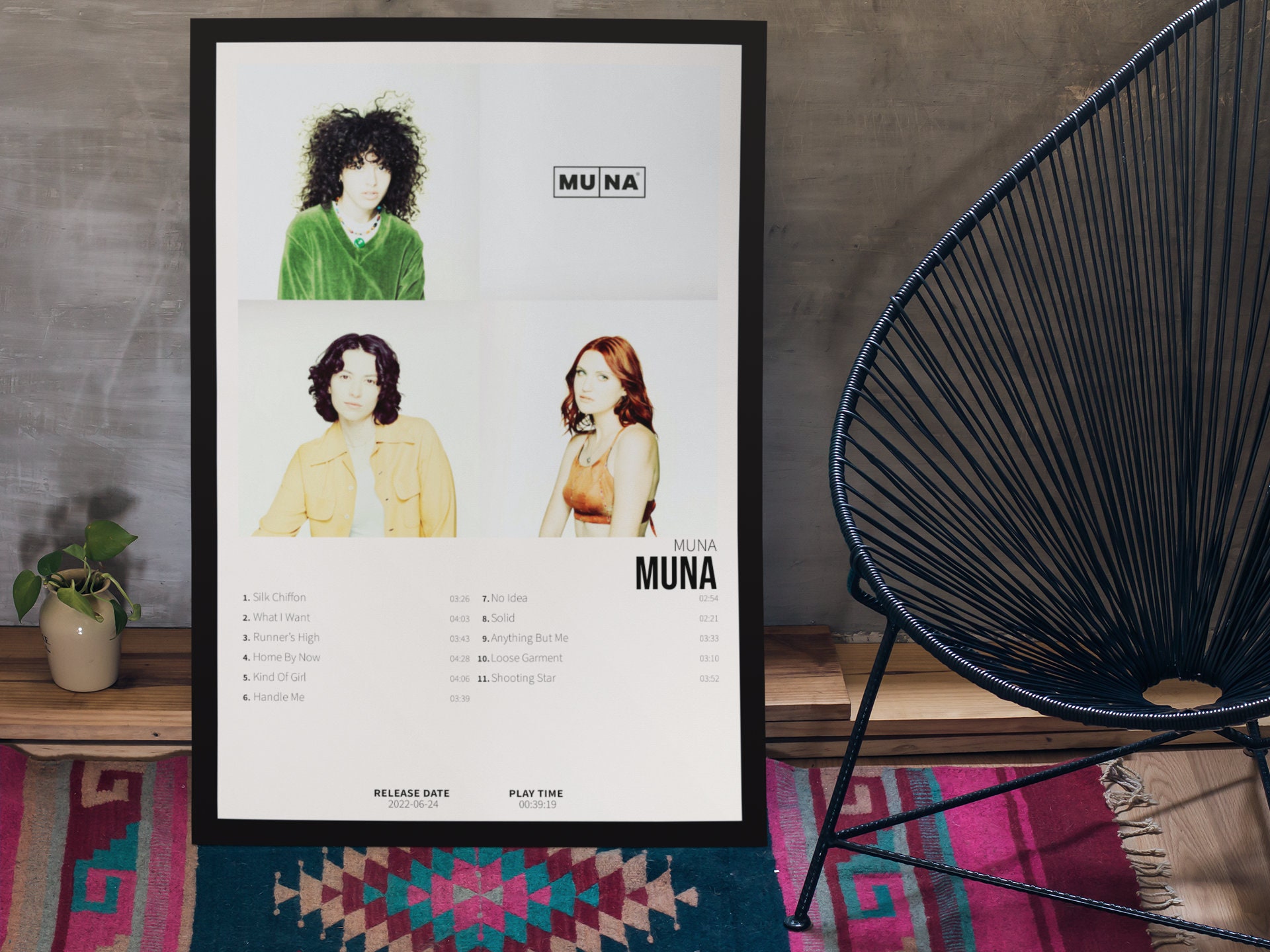 Muna - Muna | Album Cover Poster For Wall Art by Stephen Kukielski ...