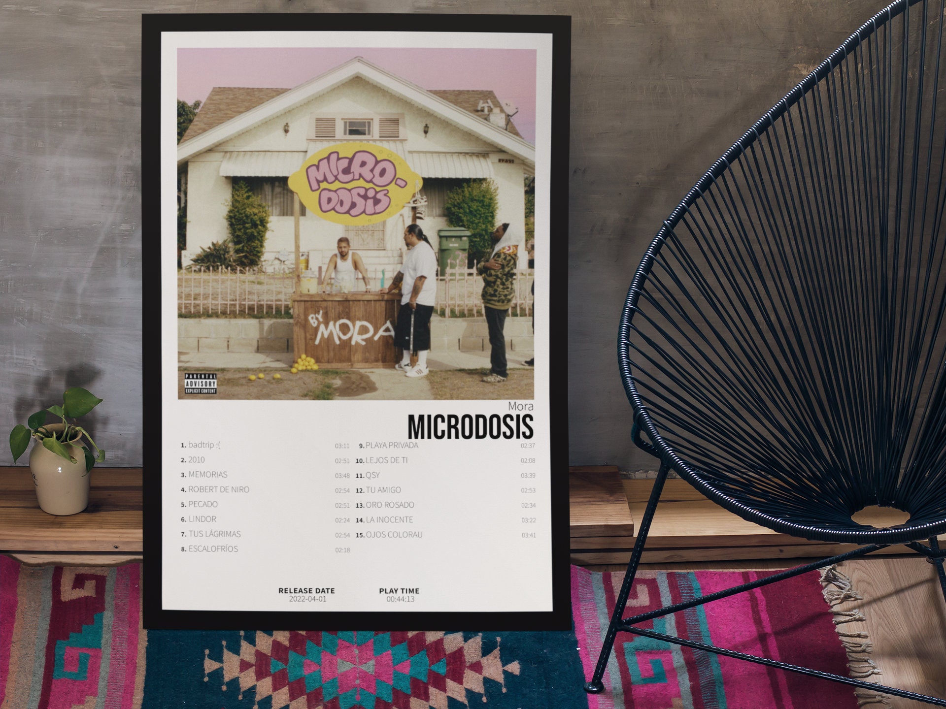 Mora - Microdosis | Album Cover Poster For Wall Art sold by Thien | SKU ...