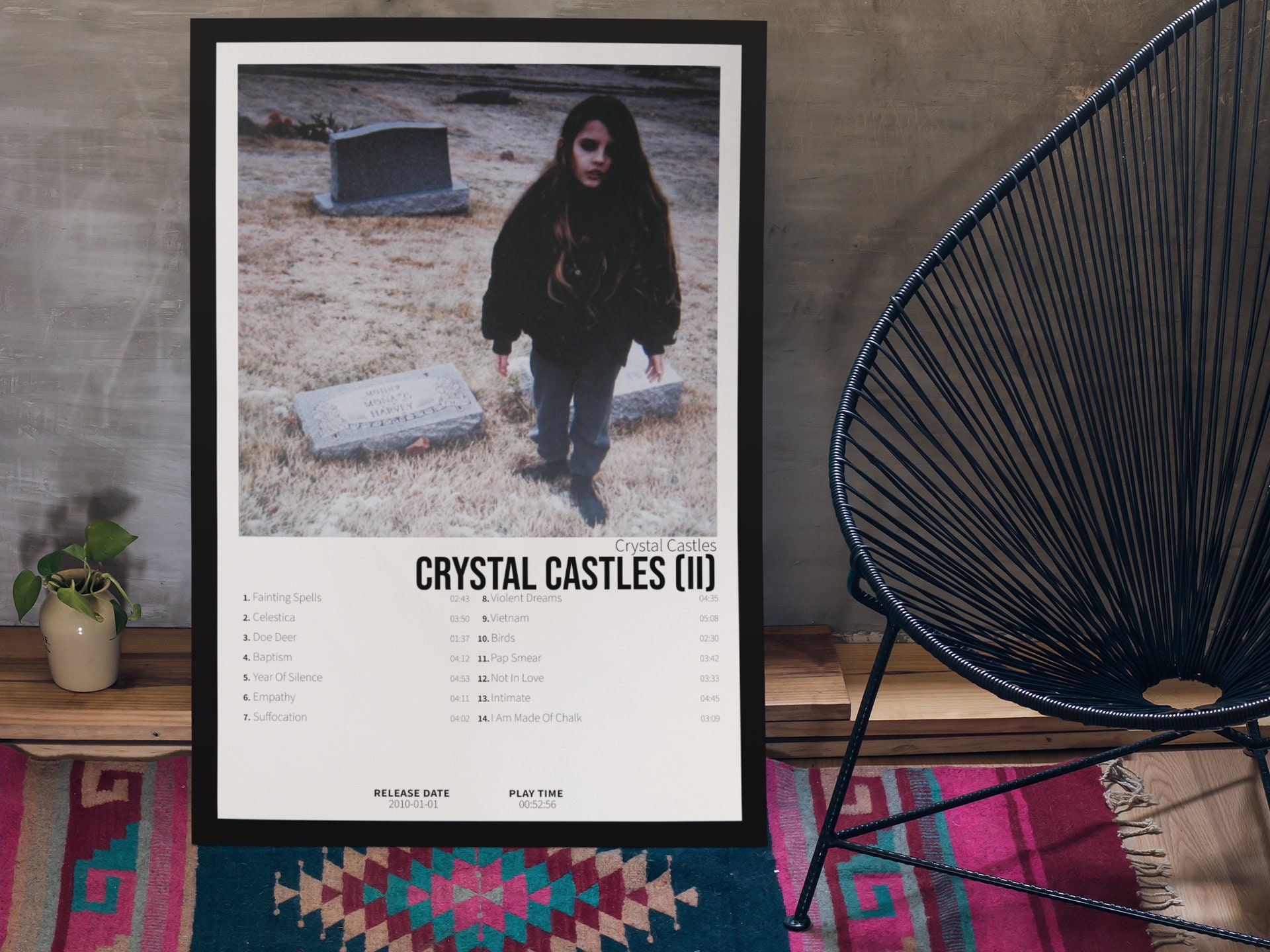 Crystal Castles - Crystal Castles (ii) | Album Cover Poster For Wall ...
