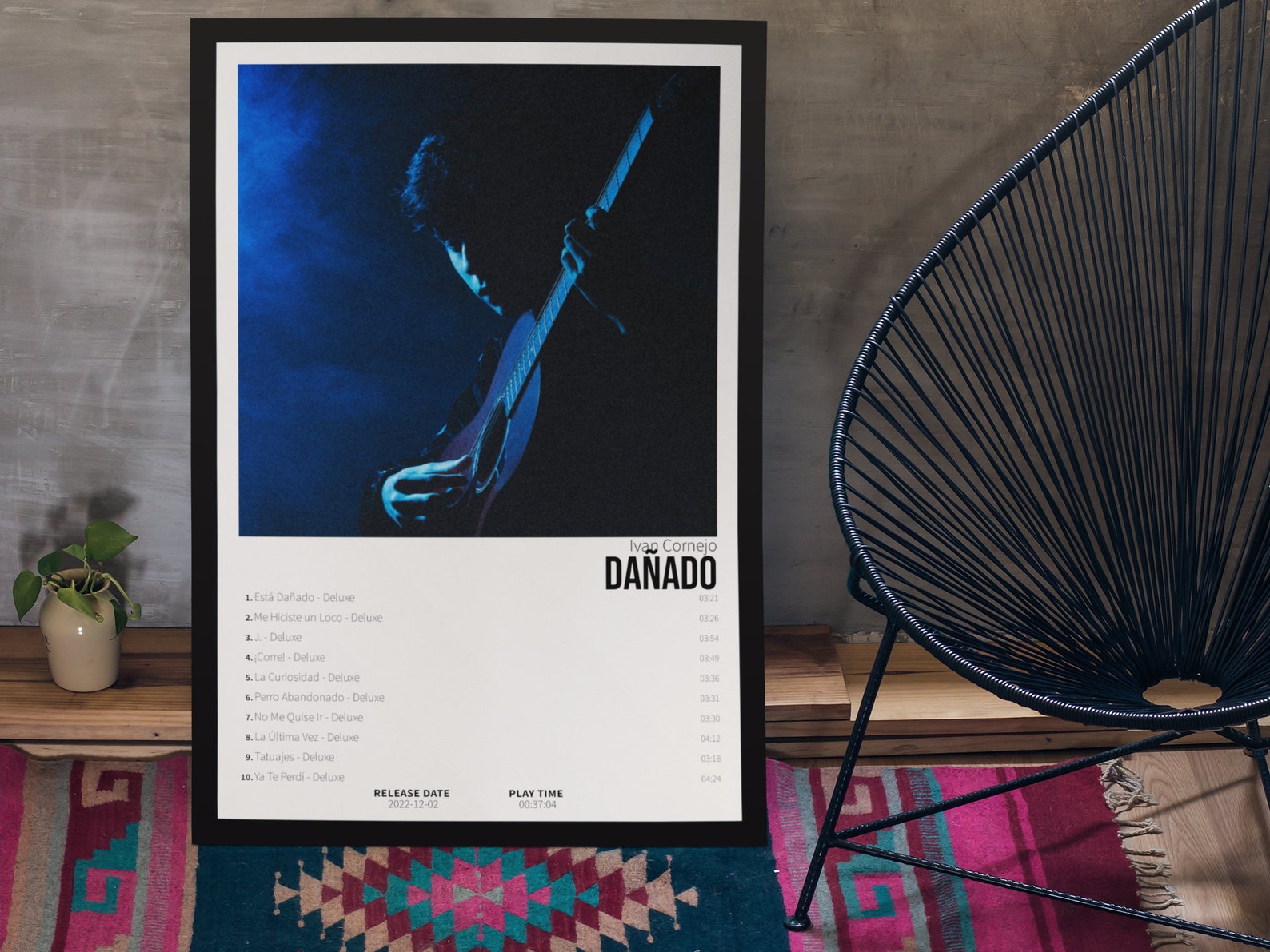 Ivan Cornejo Dañado Album Cover Poster for Wall Art Home - Etsy
