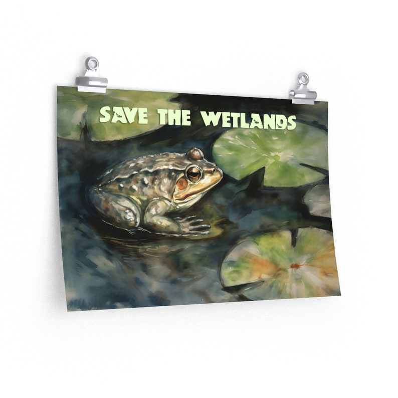 Protect Our Wetlands Frog Conservation Poster Series - Etsy
