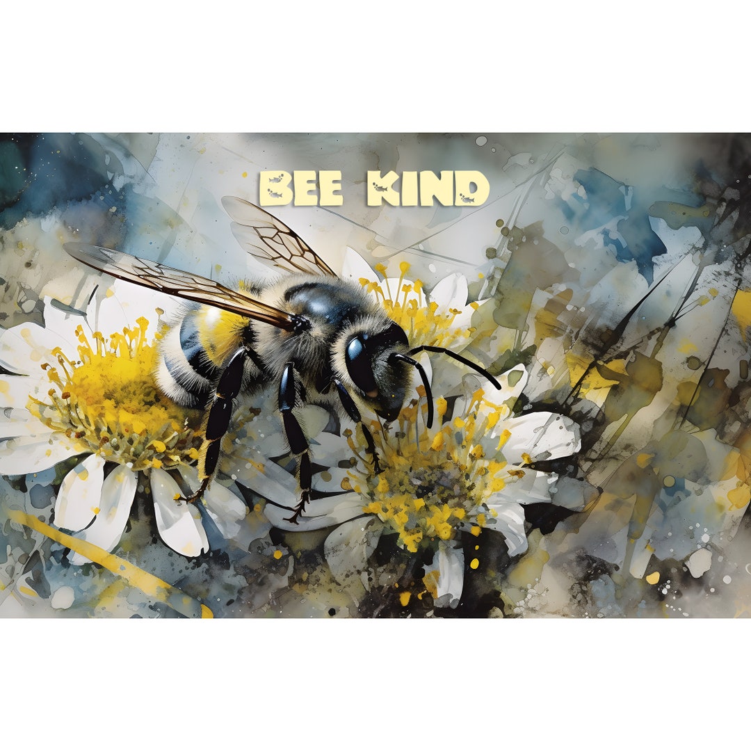 Bee Kind Poster Honey Bee Conservation Poster Series 01 Classroom ...