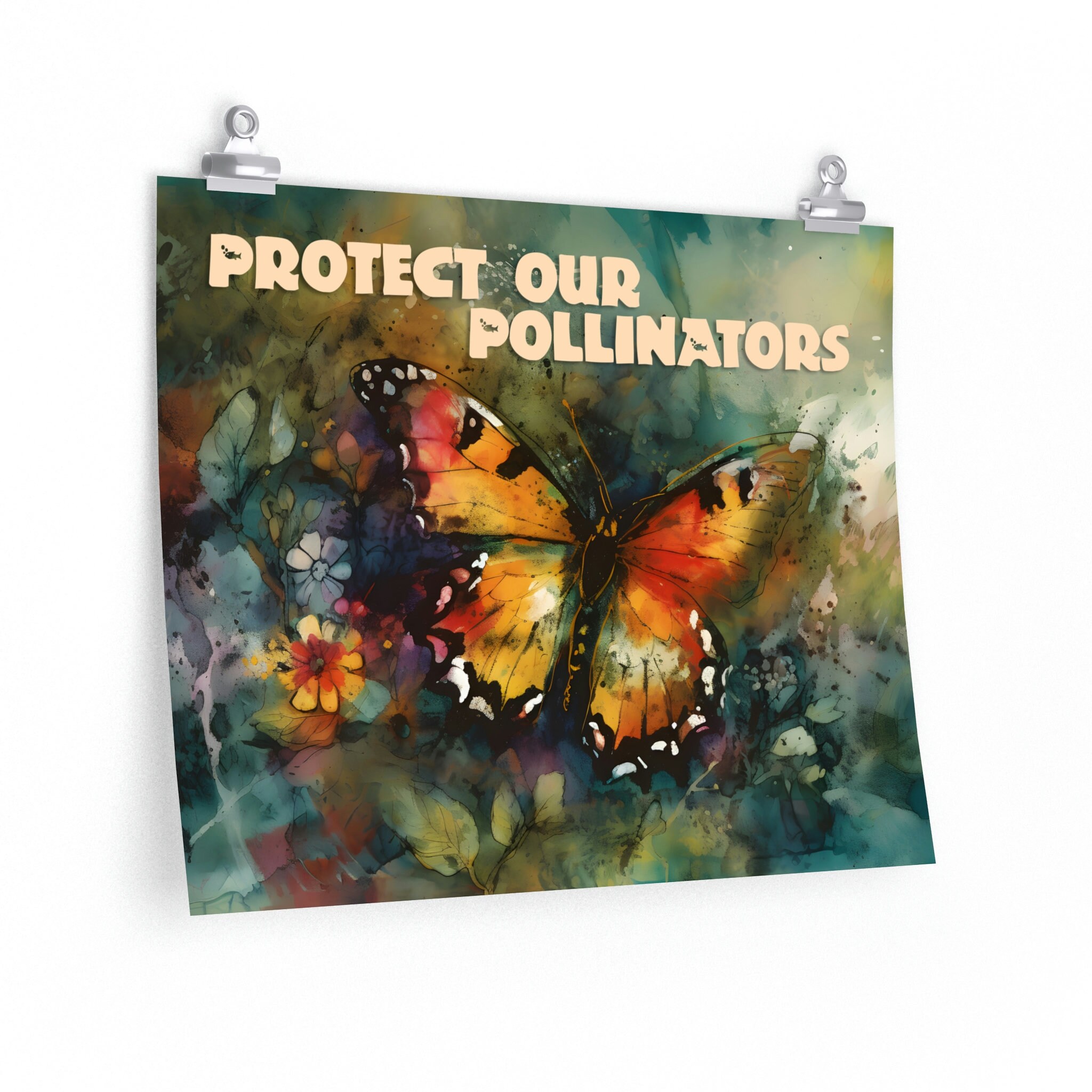 Protect Our Pollinators Monarch Butterfly Conservation Poster Series 01 ...
