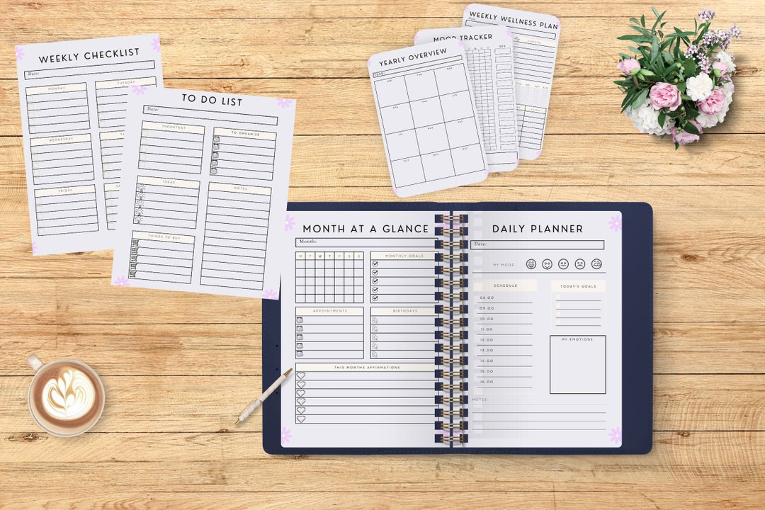 ADHD Planner, ADHD Planner Printable, ADHD Productivity Planner, Adhd ...
