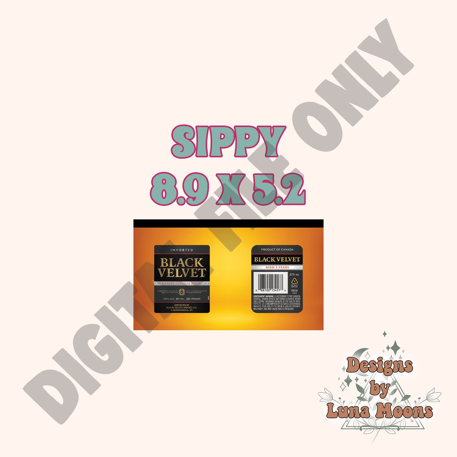 Whiskey Inspired 12 Oz Sippy Cup Digital Download - Etsy