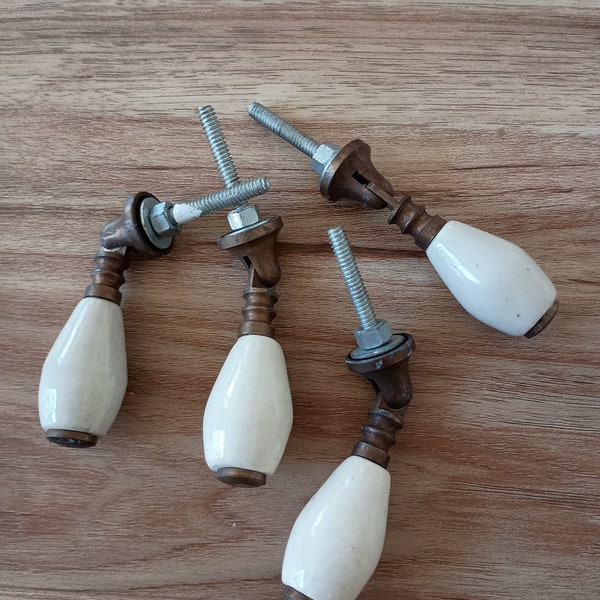 Mid Century Drop Drawer Pull - Etsy