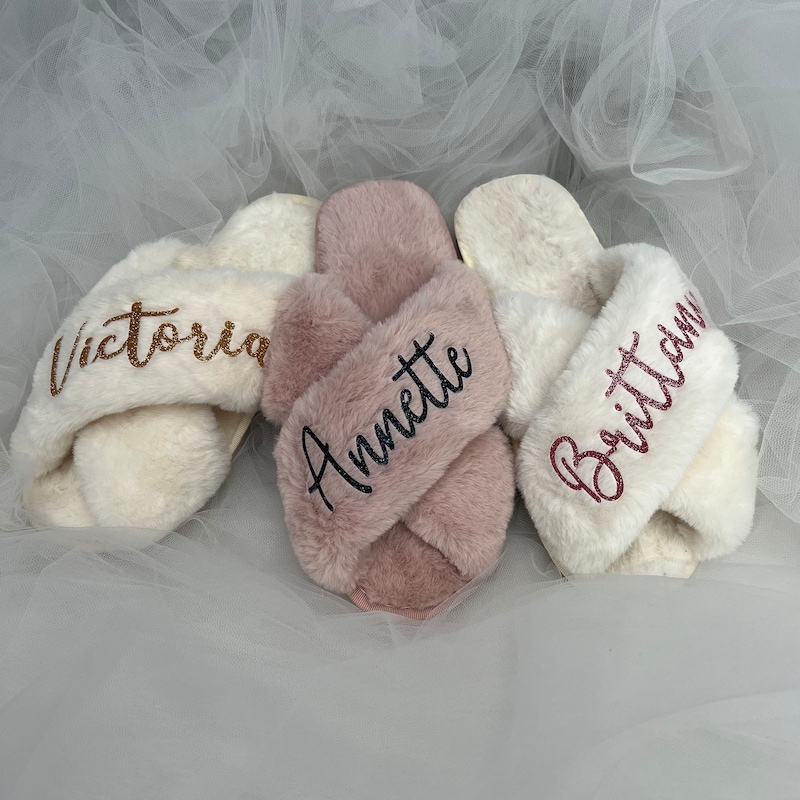 Embroidered Slippers - Etsy