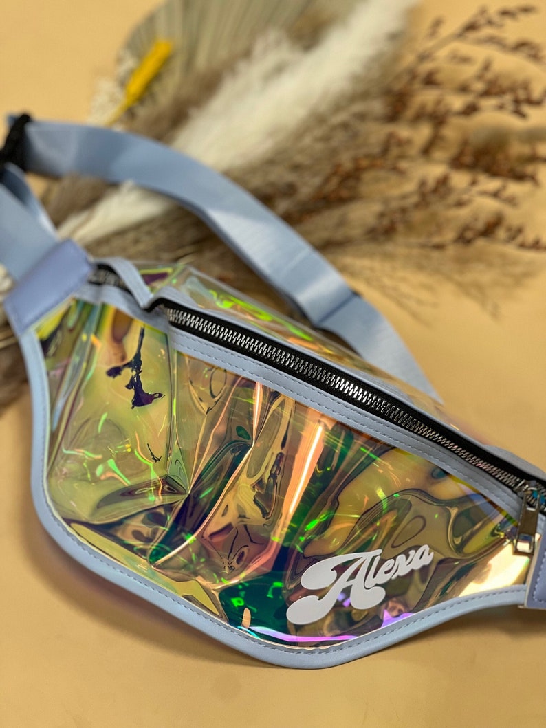 Personalized Holographic Fanny Pack for Beach Party Fanny - Etsy
