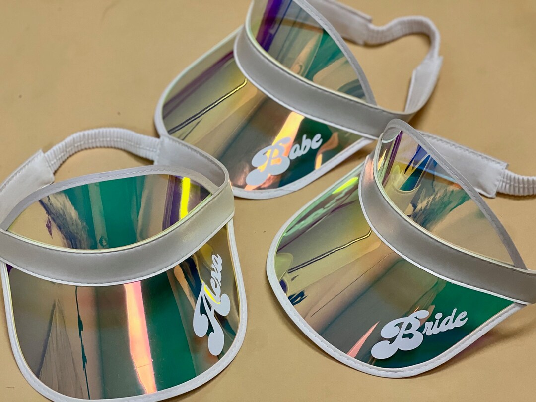 Personalized Bride Visor Bachelorette Visors Bachelorette Party Sun ...