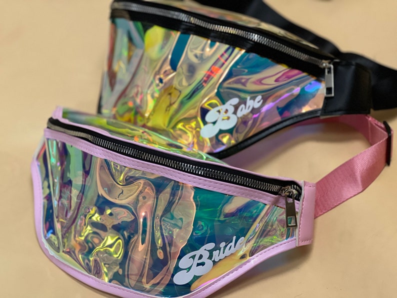 Personalized Holographic Fanny Pack for Beach Party Fanny - Etsy