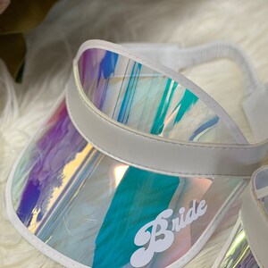 Personalized Bride Visor Bachelorette Visors Bachelorette Party Sun ...