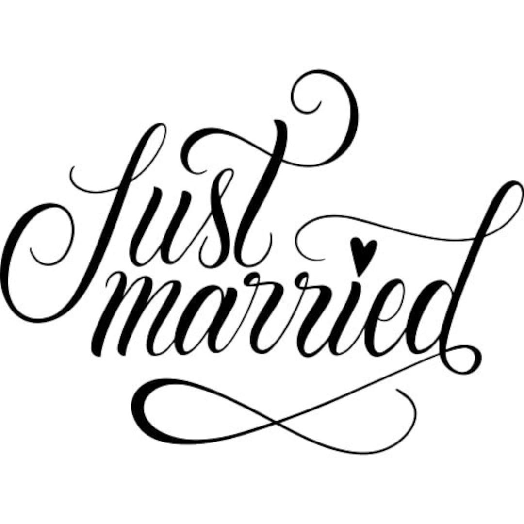 Digital Download Wedding Just Married Jpg Images for Cricut - Etsy