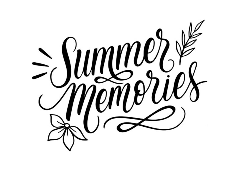 Digital Download - Summer Memories SVG PNG JPG Images for Cricut ...
