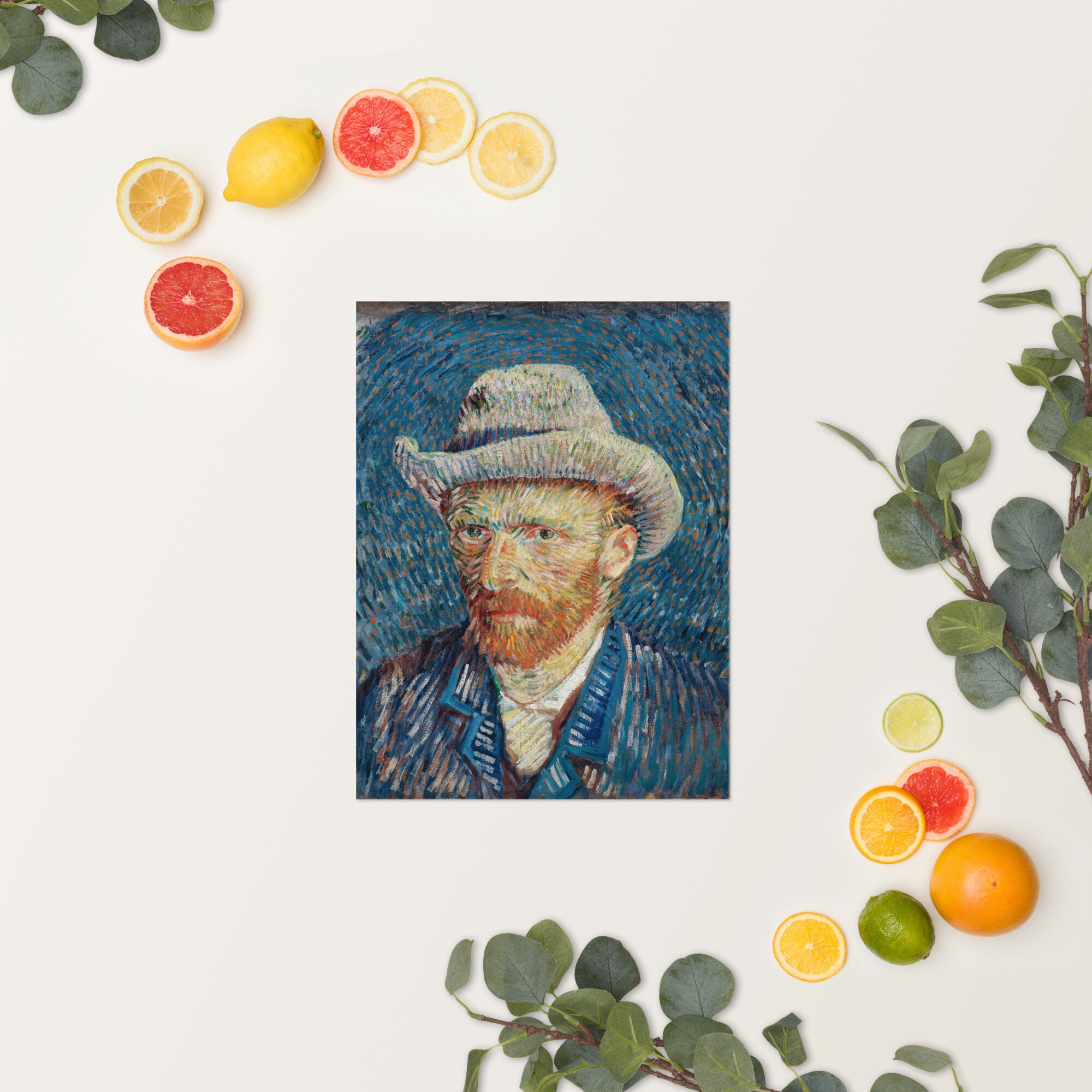 Vincent Van Gogh's Self-portrait With Grey Felt Hat (1887) | Beautiful ...