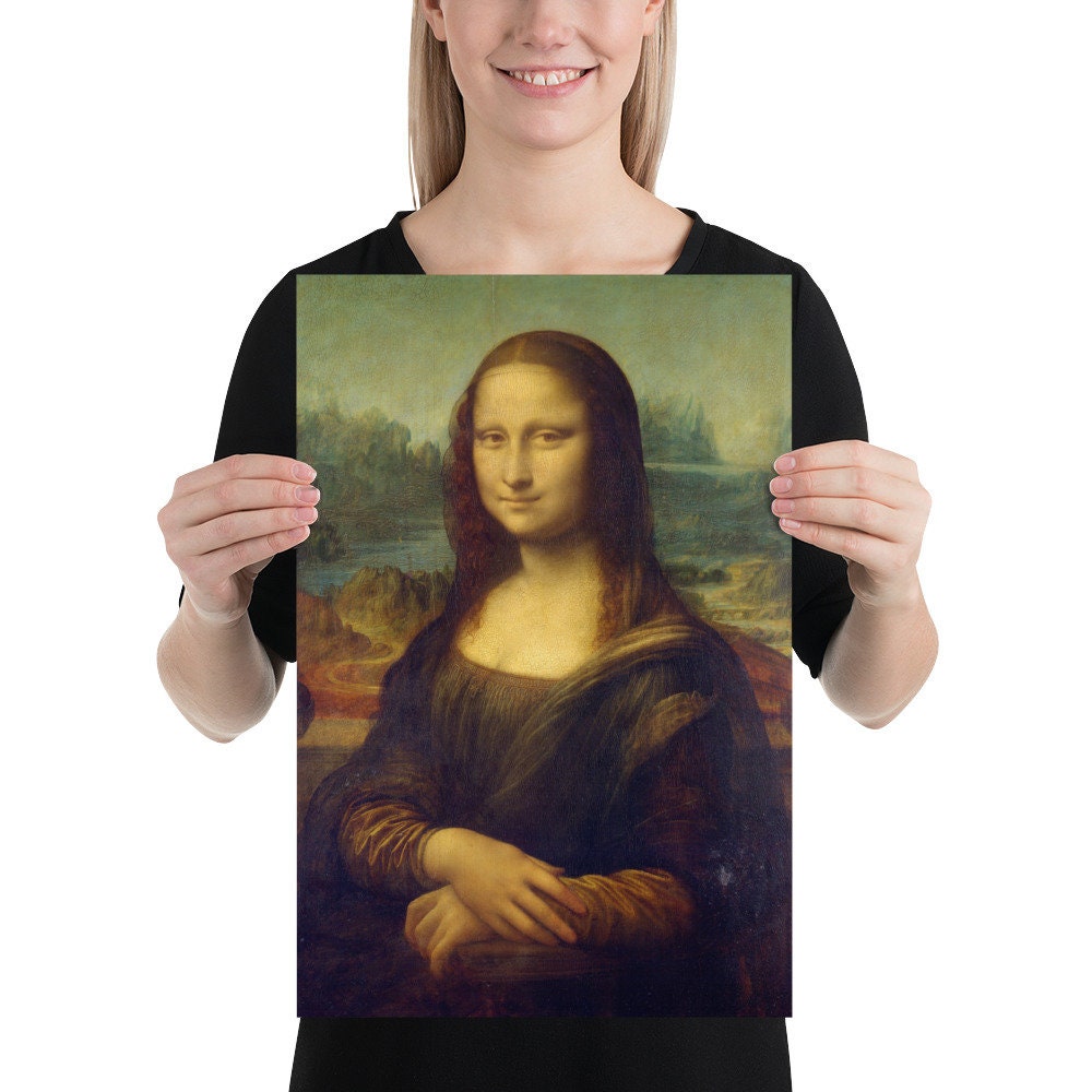 Mona Lisa Beautiful Enhanced Matte Paper Poster - Etsy