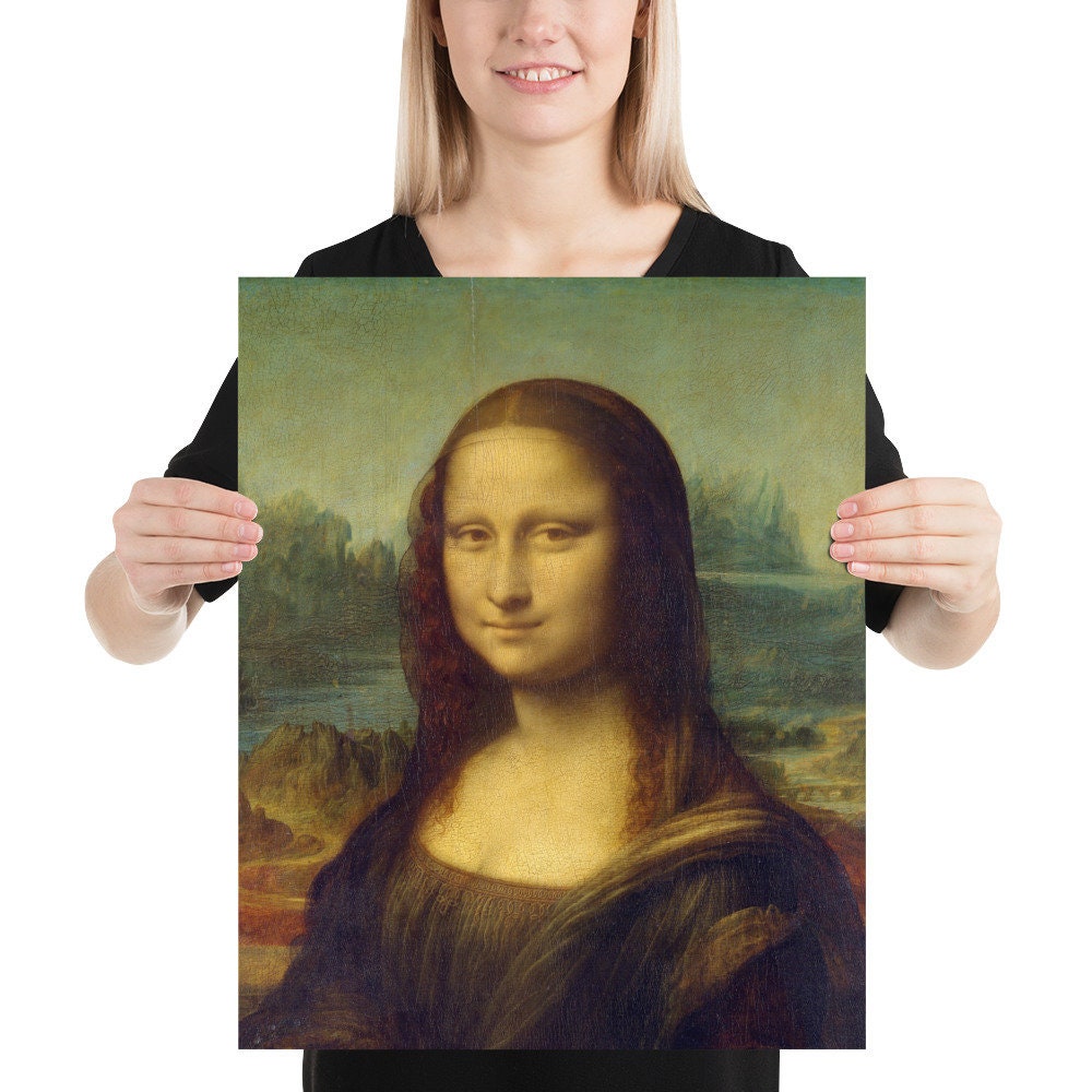 Mona Lisa Beautiful Enhanced Matte Paper Poster - Etsy