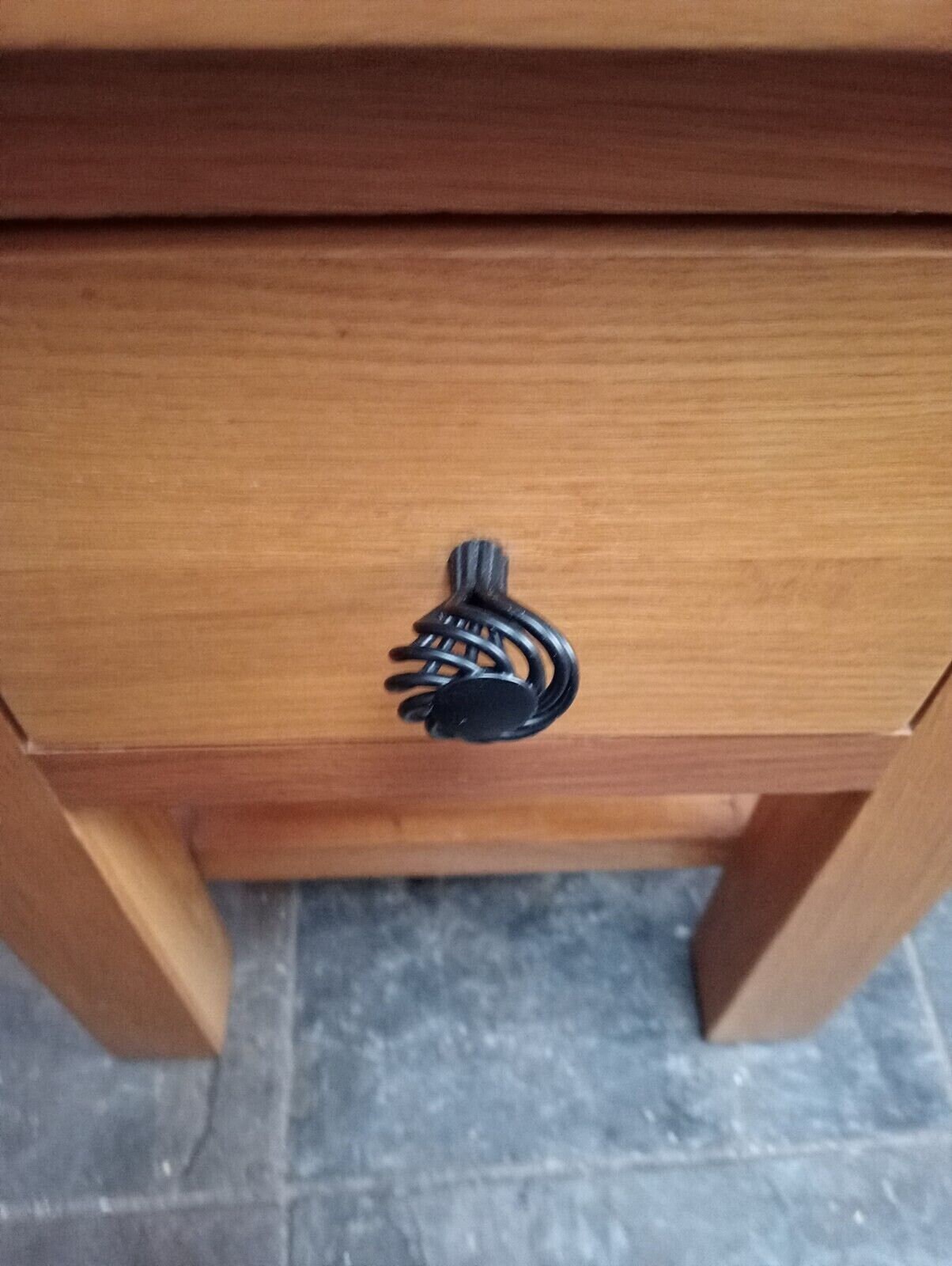 Oak Side Table With Draw - Etsy UK