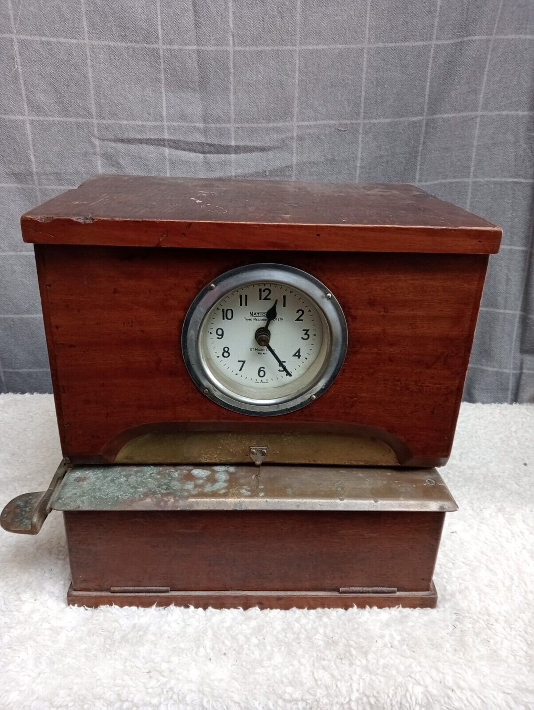 Vintage National Time Recorder Clocking-in Unit - Etsy