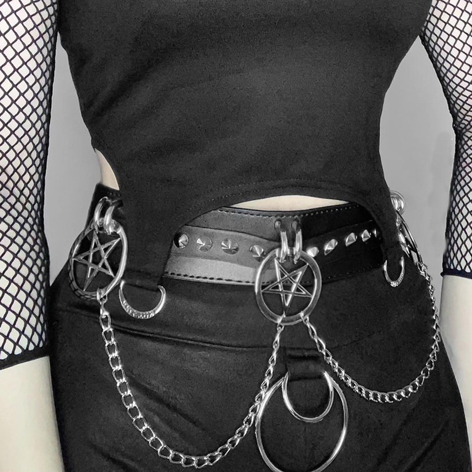 Black Faux Leather Goth Shorts: Stylish & Edgy Skinny Fit for True ...