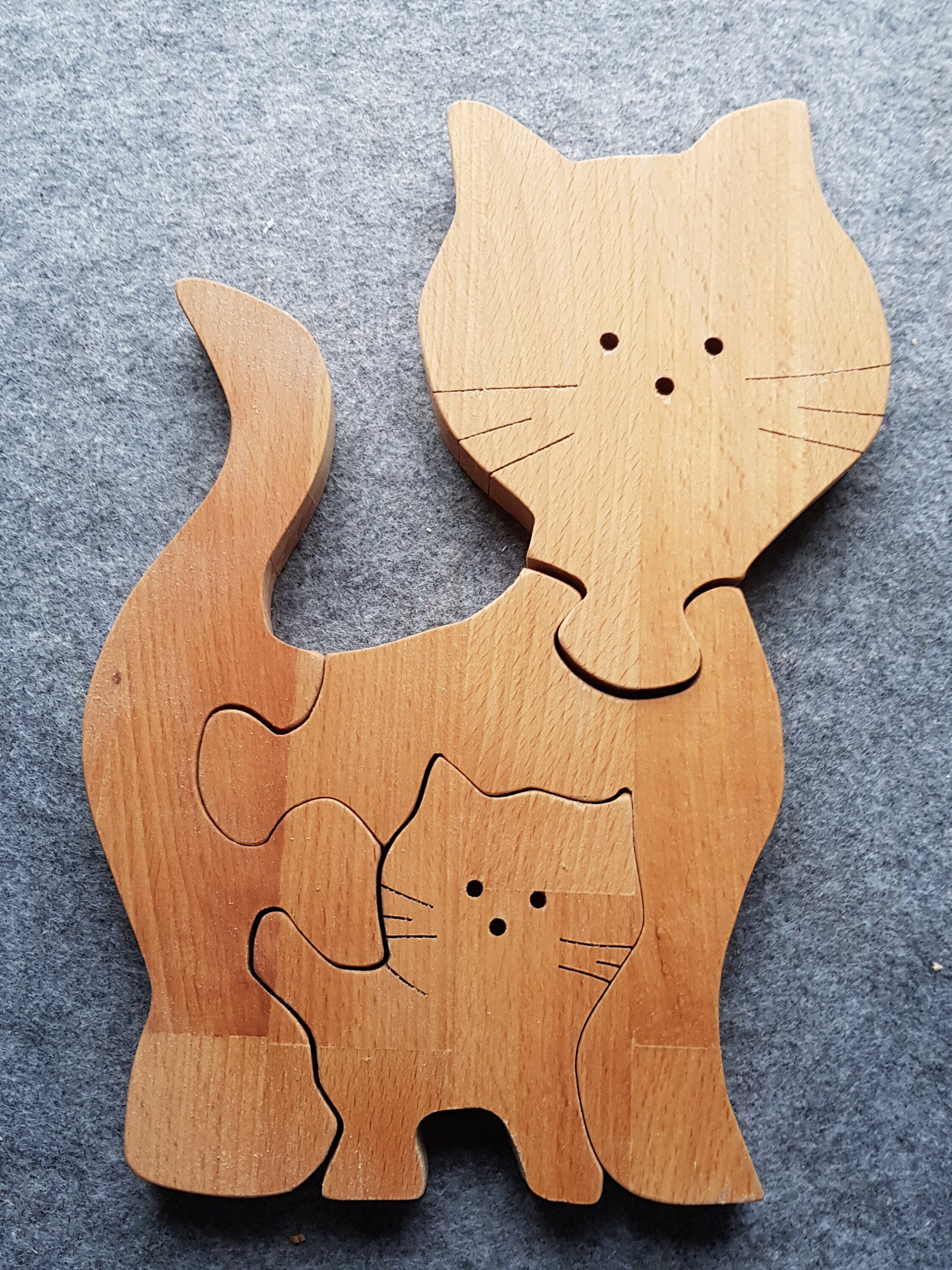 Wood Cat Puzzle