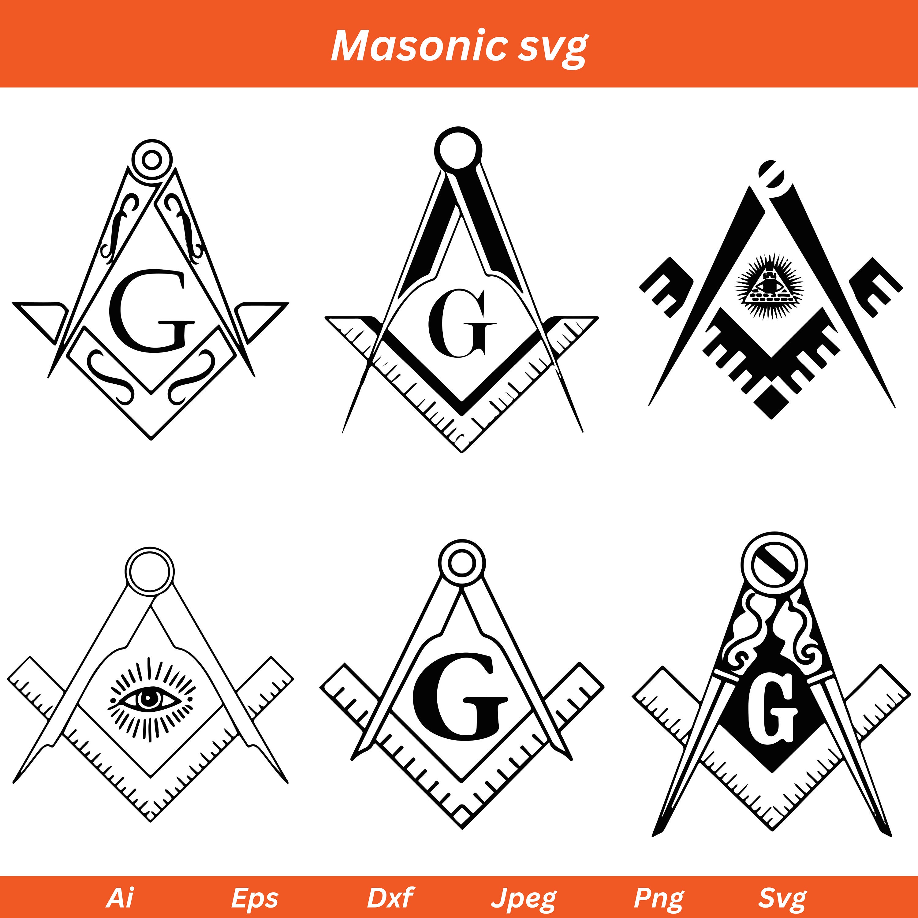 Masonic Svg Bundle, Freemason Svg, Third Eye Svg, Masonic, Freemason ...