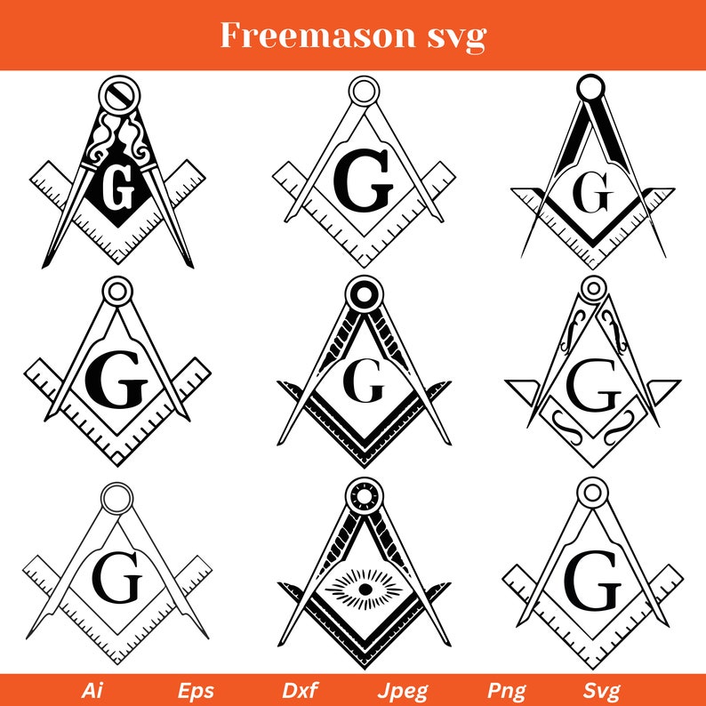 Freemason Svg, Masonic Svg, Masonic Svg Bundle, Third Eye Svg ...