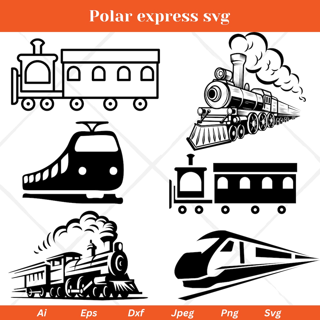 Polar Express Svg Bundle, North Pole Svg, Round Trip, Polar Express ...