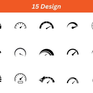 Speedometer SVG, Speedometer Silhouette, Speedometer SVG Bundle ...