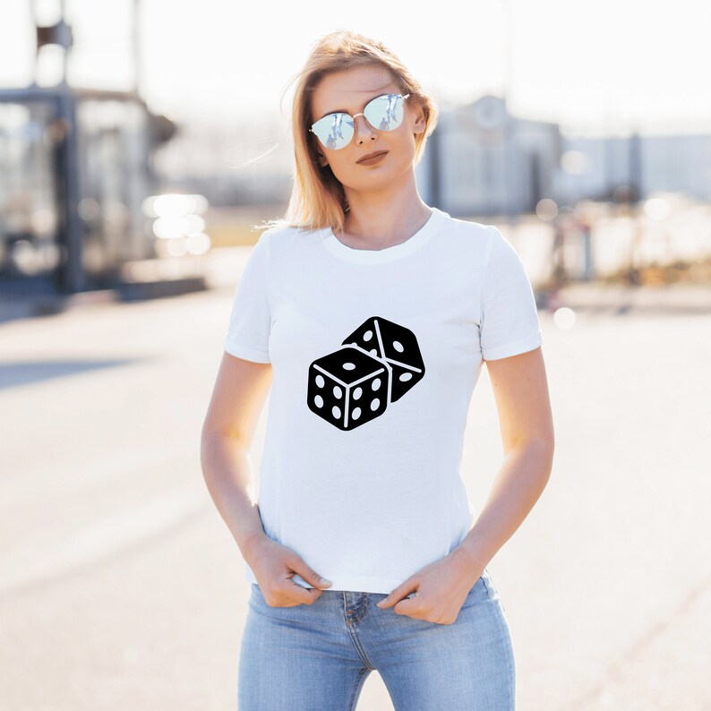 Dice Svg, Dice Clipart, Dice Silhouette, Dice Vector, Gambling Svg ...