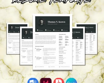 ATS Resume Google Docs Resume Template for Word & Pages Clean CV ...