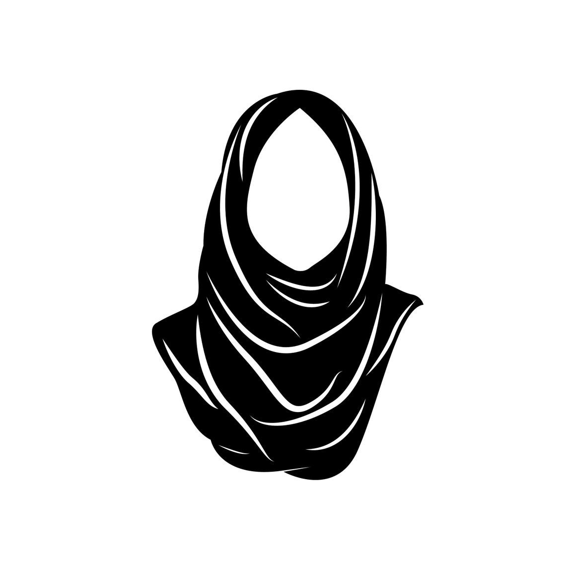 Hijab Svg Bundle, Hijab Svg, Hijab Clipart, Muslim Svg, Headwear SVG ...