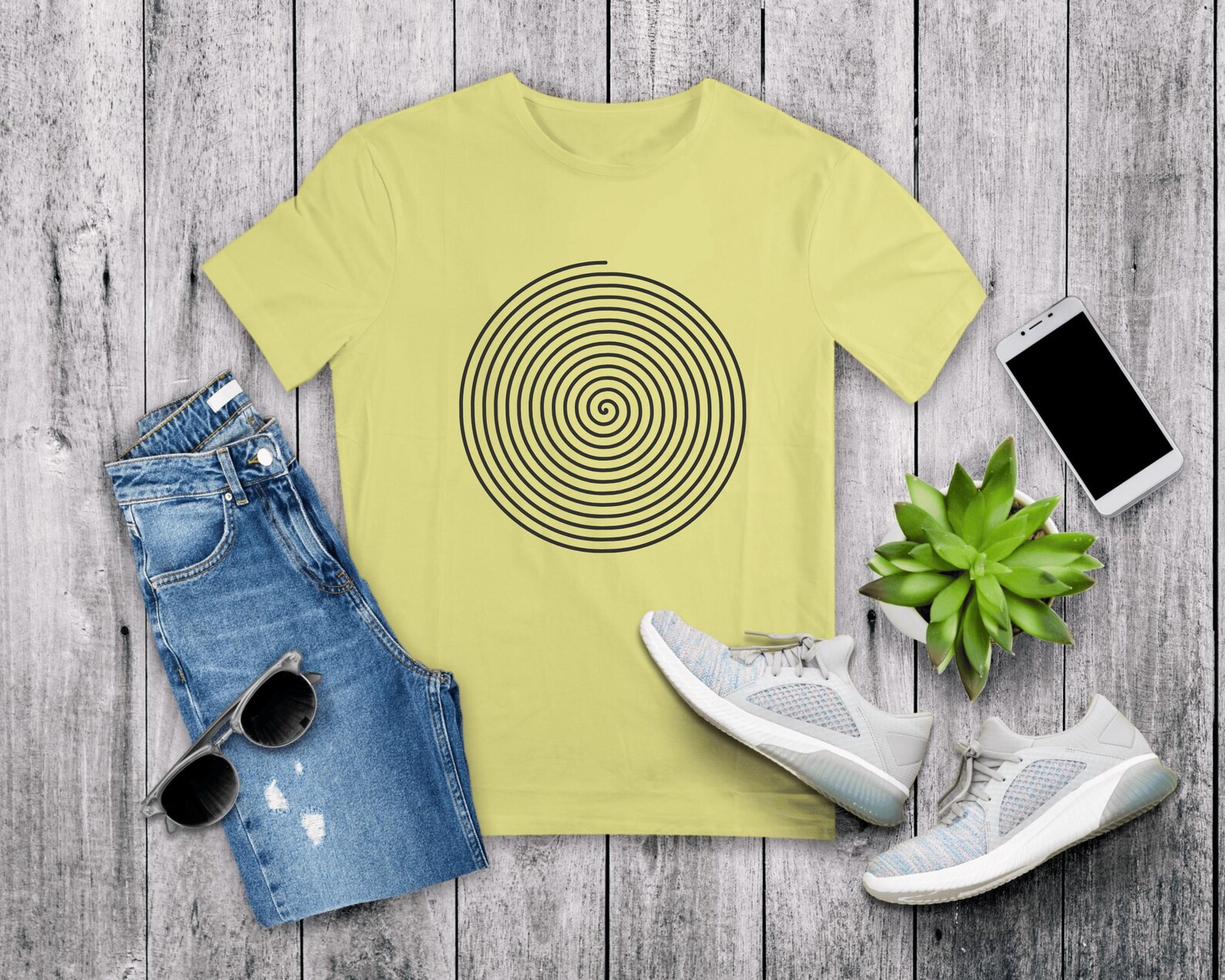 Spiral Svg Bundle, Optical Illusion Svg, Hypnosis Spiral Svg, Geometric ...