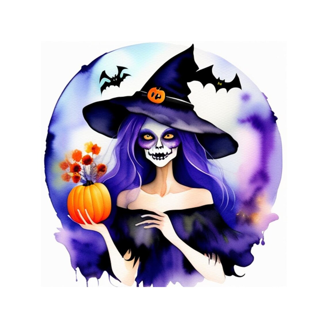 Halloween Witch Clipart Bundle, Halloween Witch Clipart, Magic Witch ...