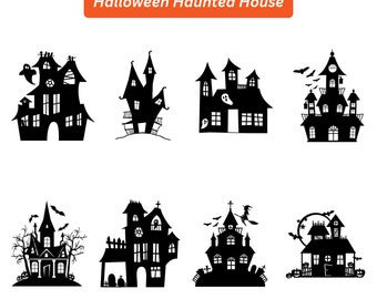 HAUNTED HOUSE SVG , Halloween Bundle Svg, Haunted House Svg Bundle ...