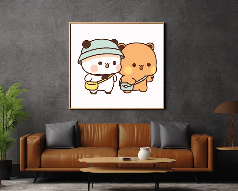 Bubu and Dudu Svg, Dudu Bubu Stickers, Valentine's Day Gift, Cute Panda ...