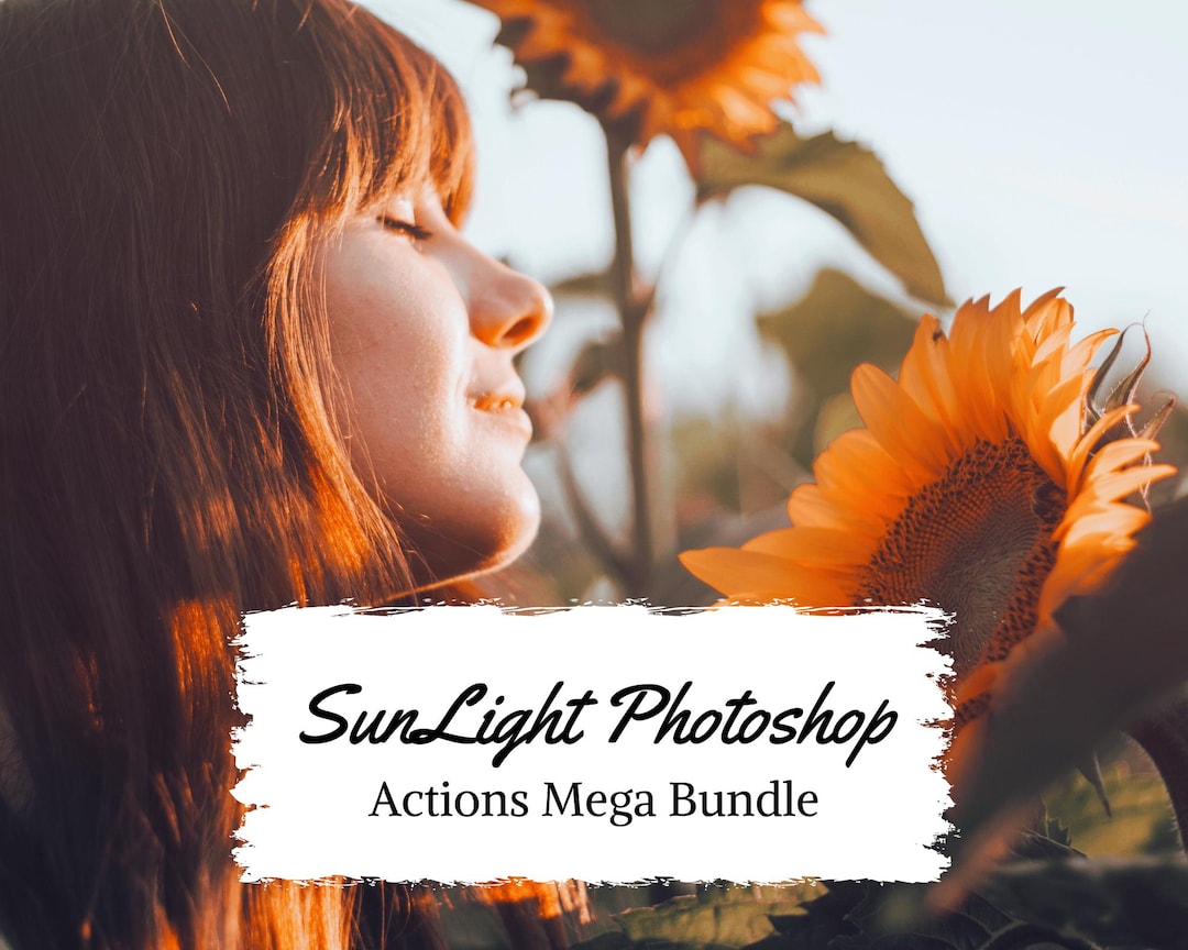 Sunlight Effects Photoshop Actions: Natural Light Overlays (digital ...