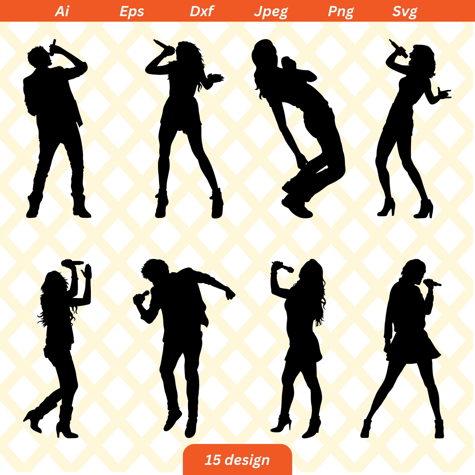 Singer Svg Bundle, Singing Svg, Microphone Svg, Singer Cutt File ...