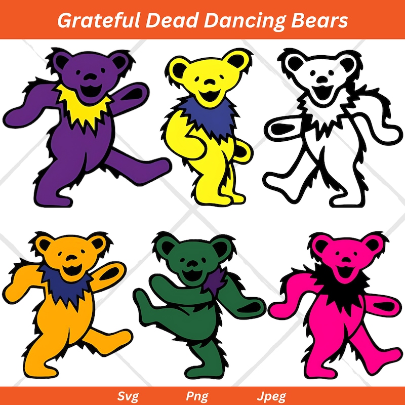 Grateful Dead Svg - Etsy