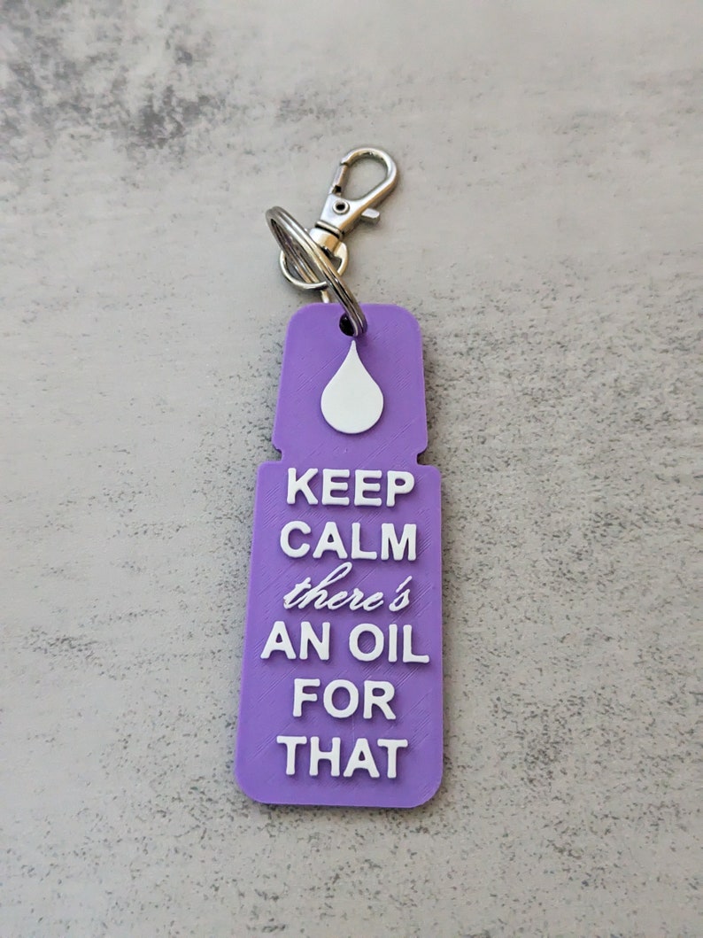 Essential Oil Key Ring - Etsy