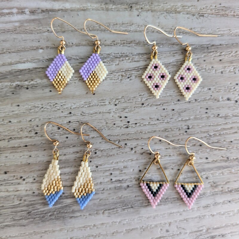Small Bead Earrings - Etsy