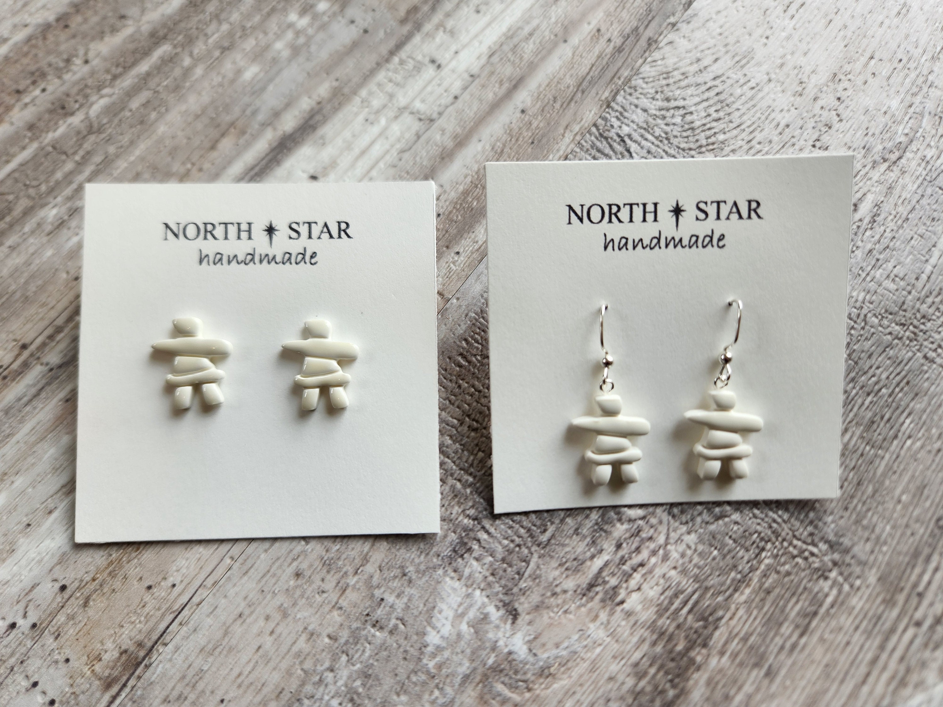 Indigenous Inuit Inukshuk Earrings - Etsy