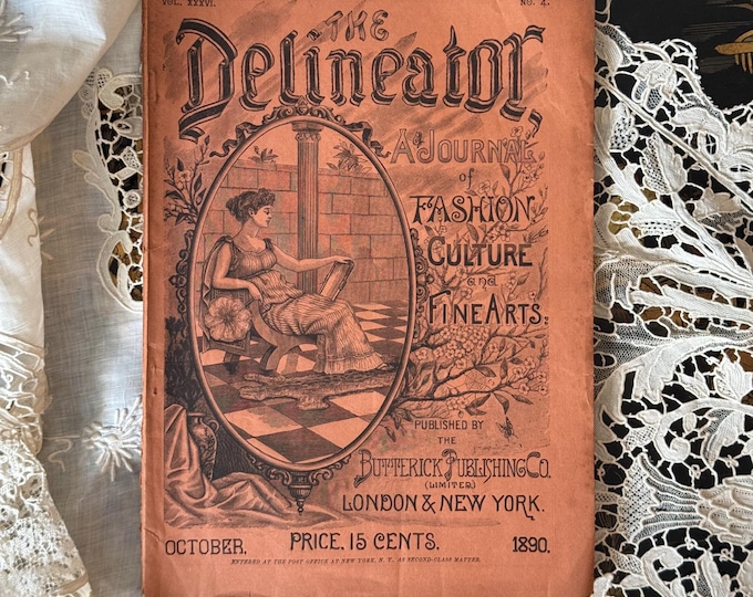 The Delineator, American Fashion Magazine, New York, OCTOBER 1890, Vol ...