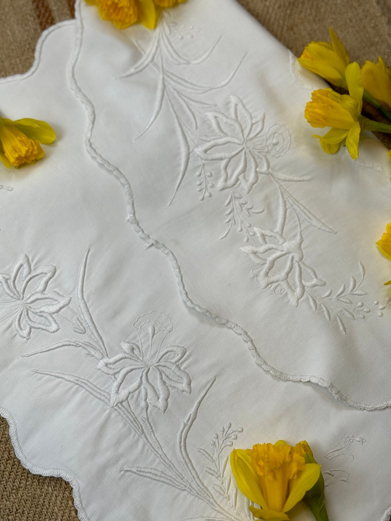 Antique Italian Nightdress Sachet or Case, EXTRAORDINARY Linen Satin ...