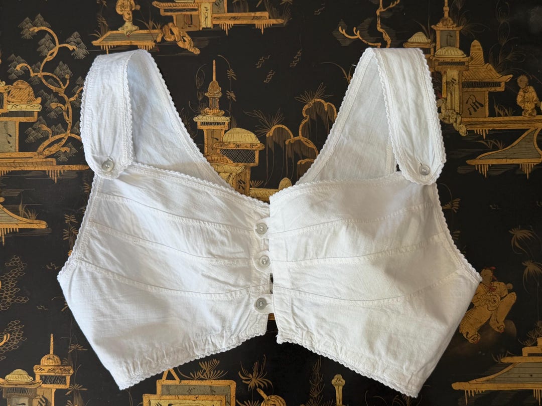 1890-1910s French Bust Bodice | Antique Bra | Victorian & Edwardian ...