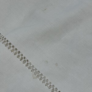 HUGE Antique Italian Linen Bed Sheet, Handmade Monogrammed Embroidery ...