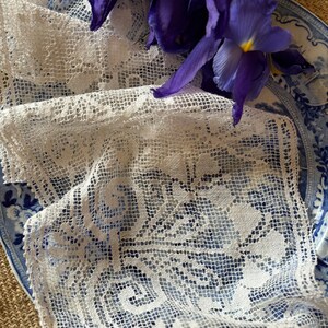 Antique Handmade Italian Lace Border, Art Nouveau, Early 1900s ...